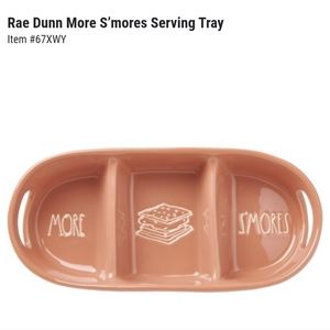 Rae Dunn | Dining | Nwt Rae Dunn Smores 3 Compartment Serving Dish In ...